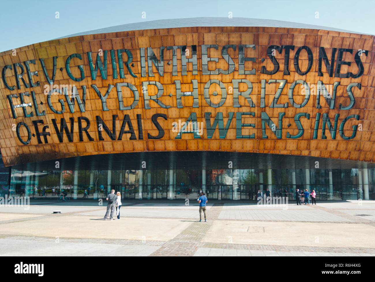 Wales Millennium Centre, Cardiff Bay, Cardiff, Wales, United Kingdom ...