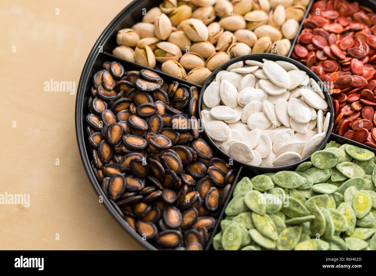 Traditional chinese snack tray for lunar new year Stock Photo - Alamy