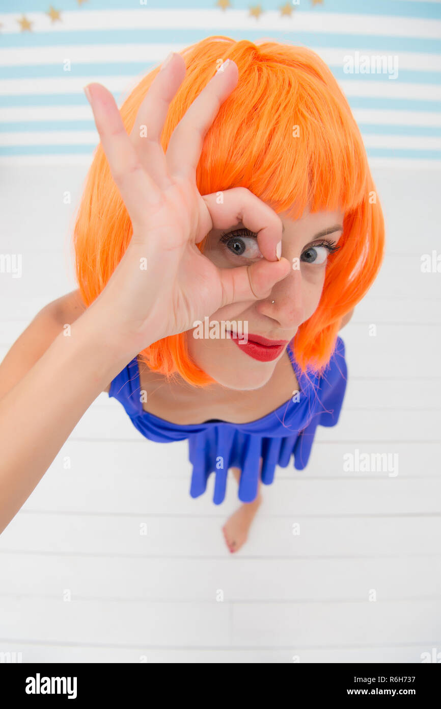 Crazy girl hi-res stock photography and images - Alamy