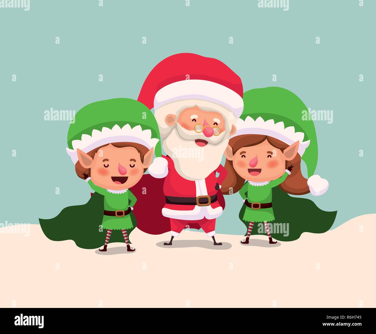 Old illustration elfs hi-res stock photography and images - Alamy