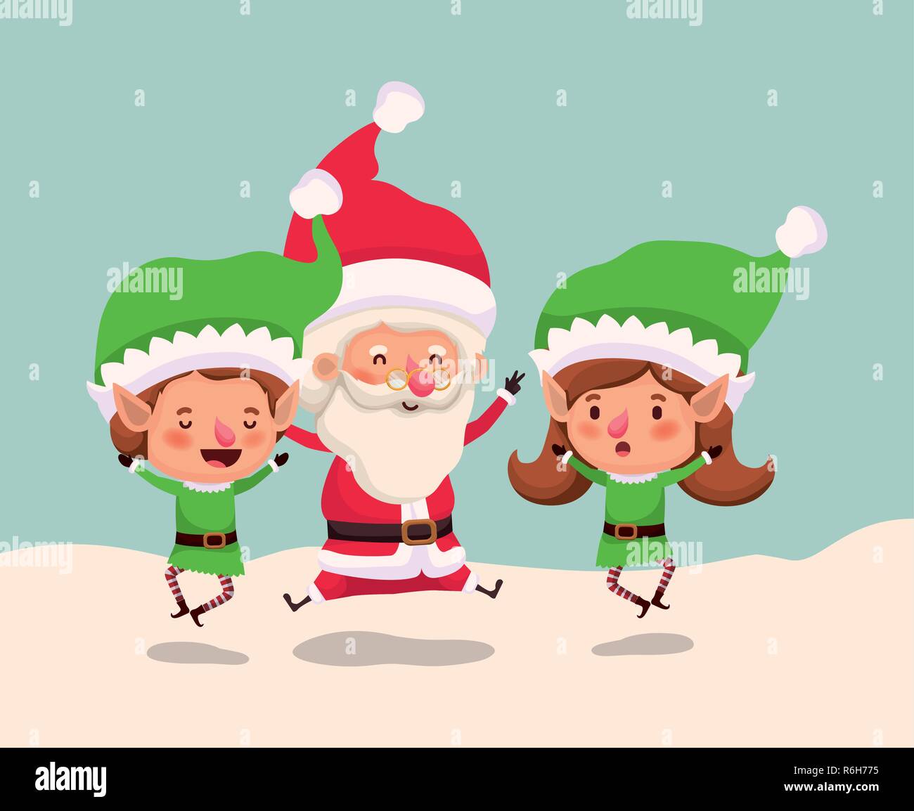 Old illustration elfs hi-res stock photography and images - Alamy