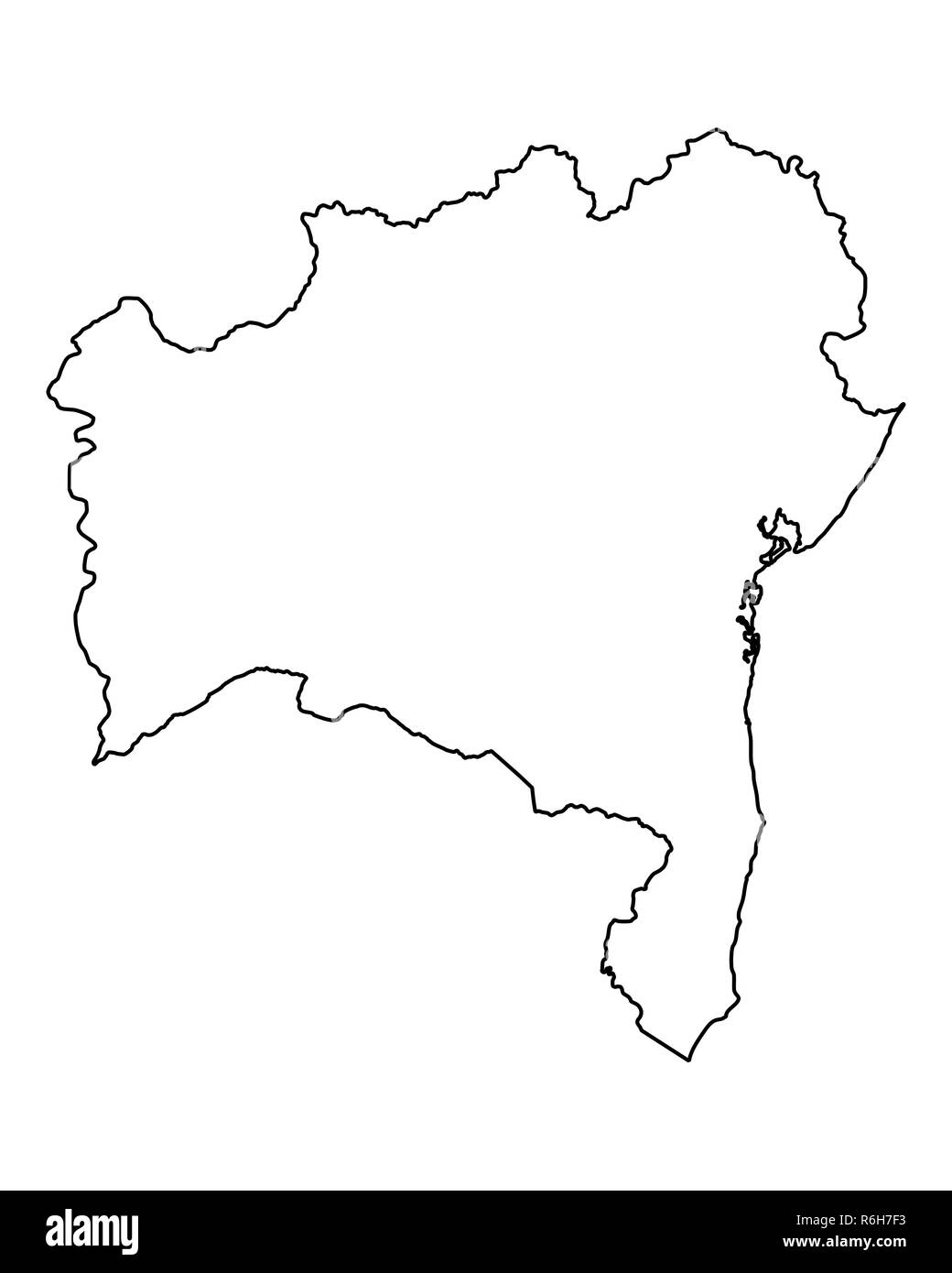 map of bahia Stock Photo - Alamy