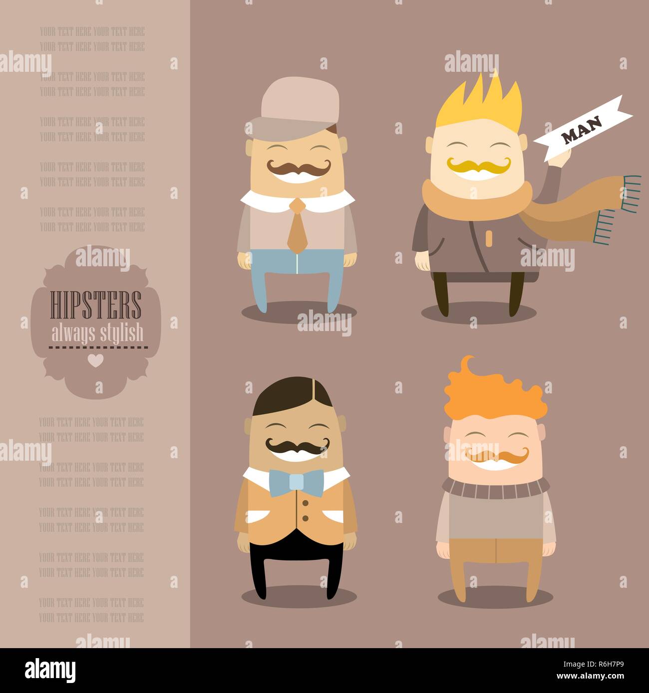 Stylish look Stock Vector Images - Alamy