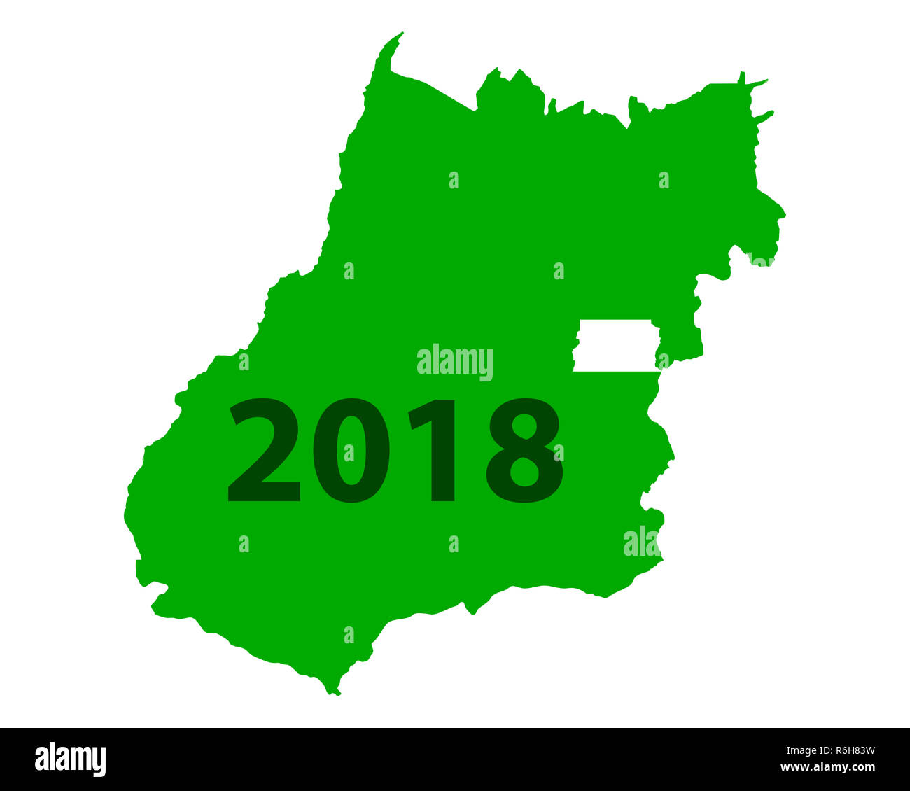 map of goias 2018 Stock Photo - Alamy
