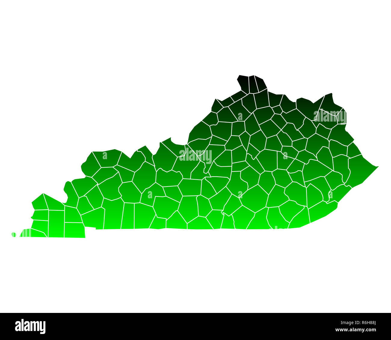 map of kentucky Stock Photo - Alamy