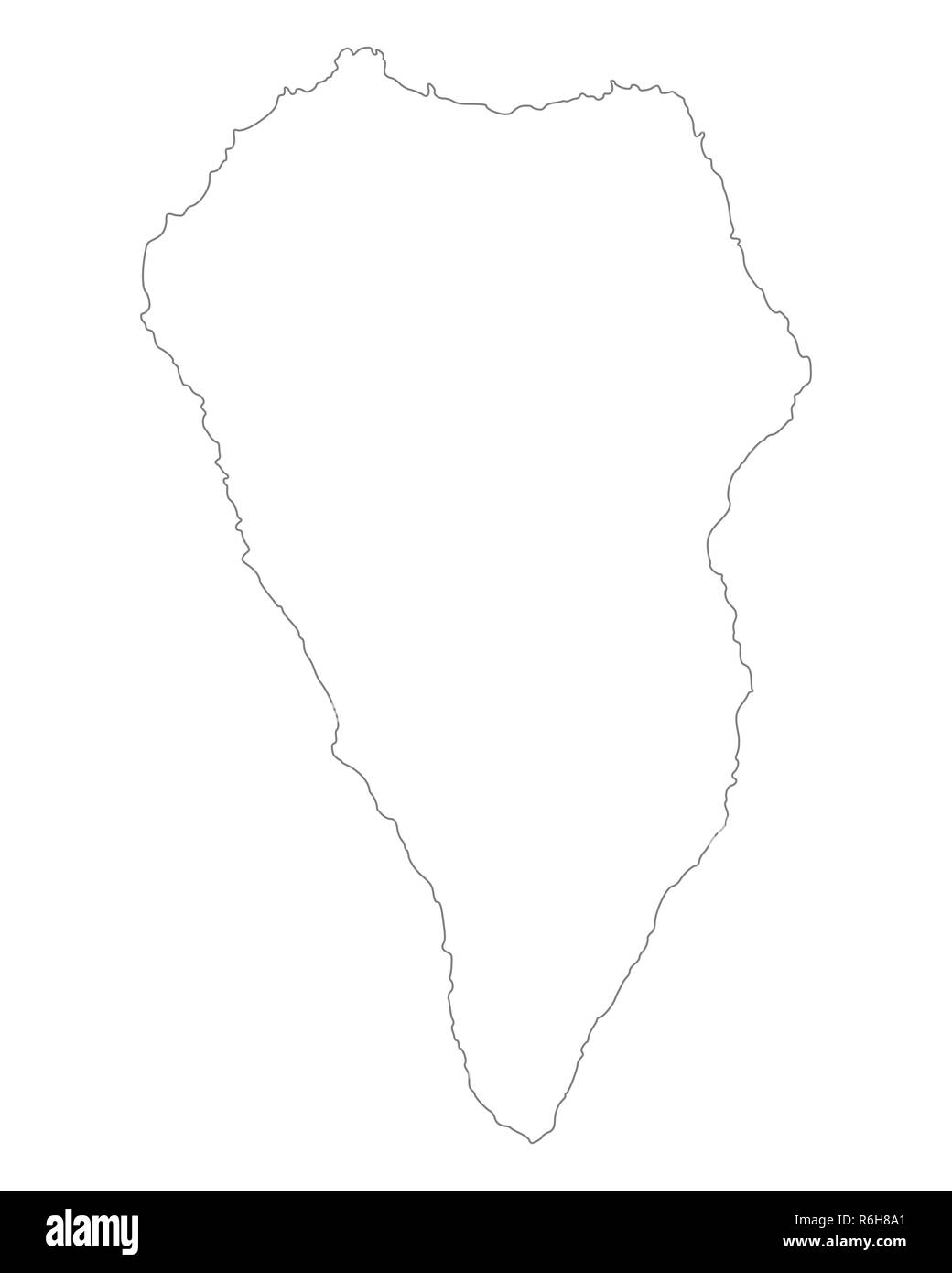 map of la palma Stock Photo - Alamy