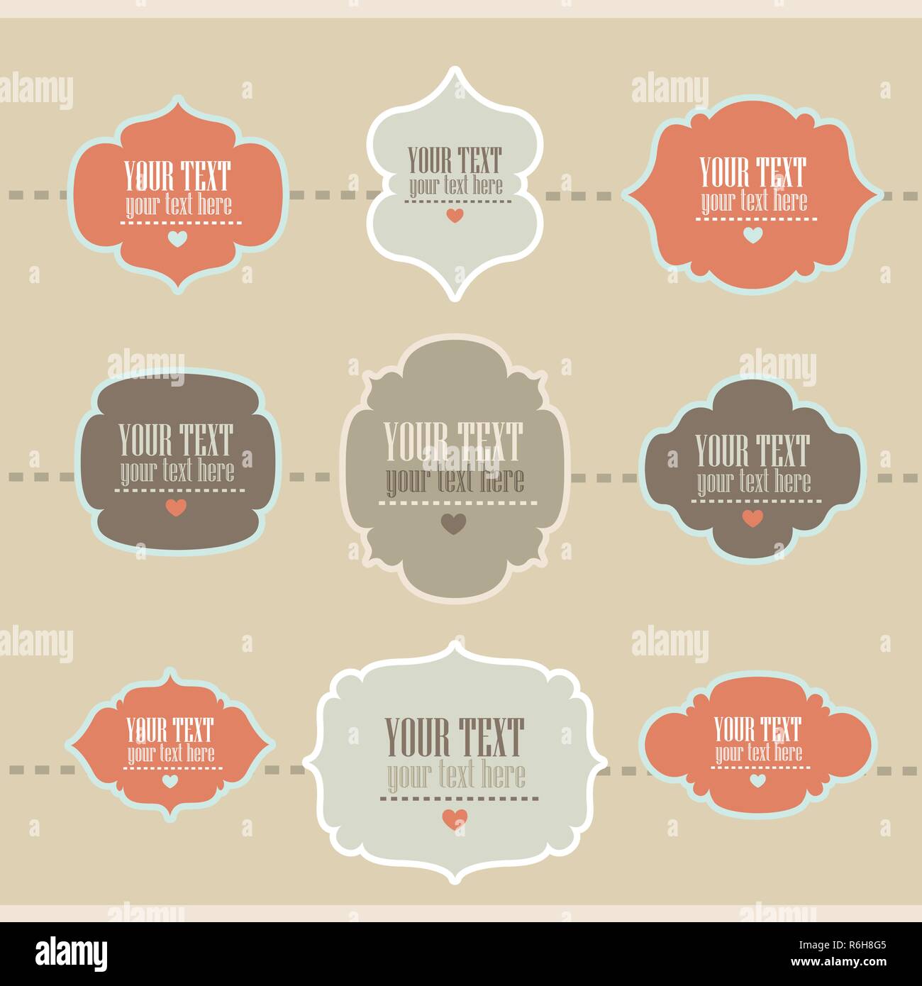 Set of retro style labels. Vector illustration Stock Vector Image & Art ...