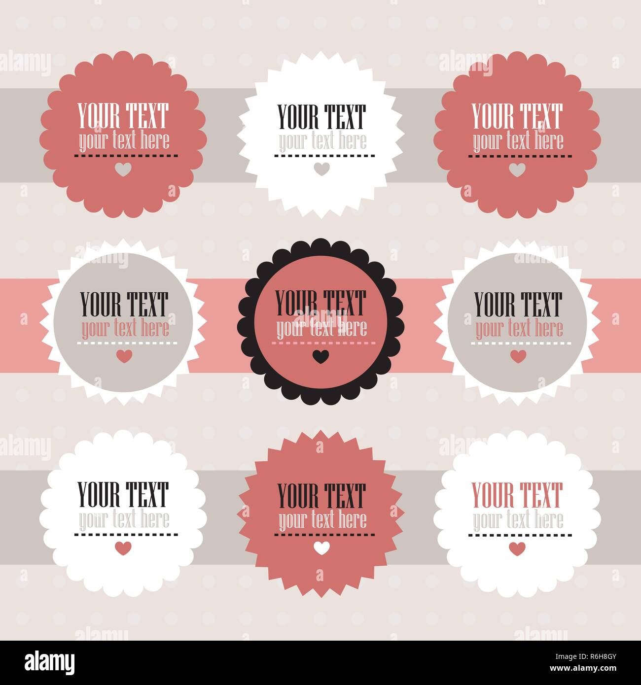 Set of retro style labels. Vector illustration Stock Vector Image & Art ...