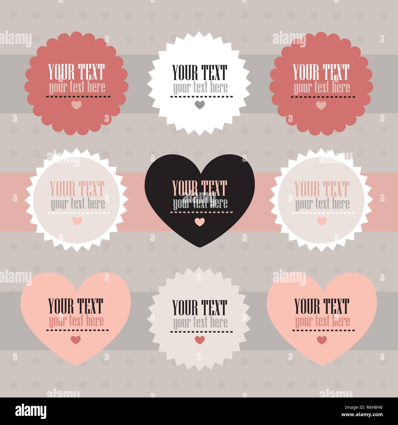 Set of retro style labels. Vector illustration Stock Vector Image & Art ...