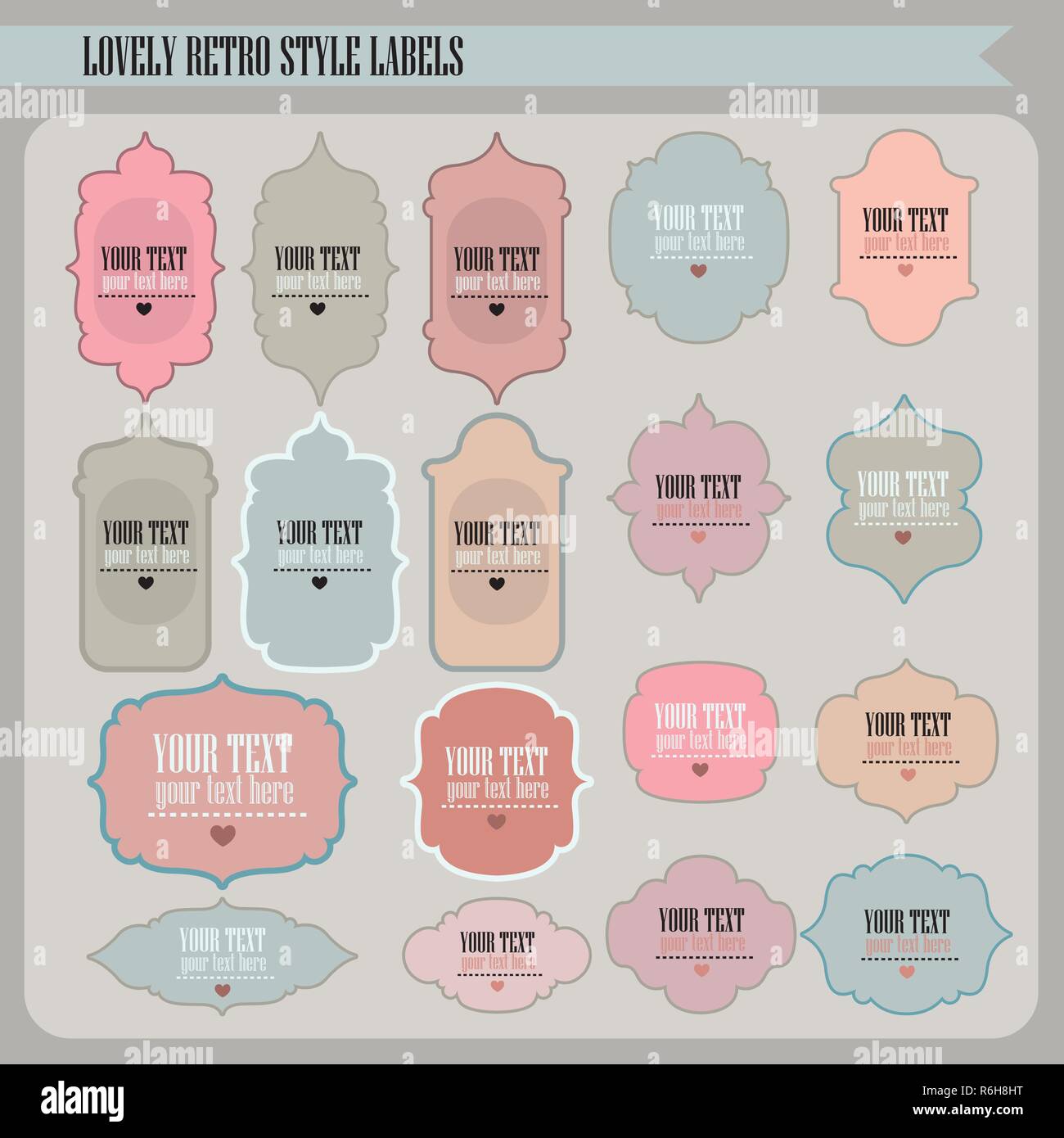 Set of retro style labels. Vector illustration Stock Vector Image & Art ...