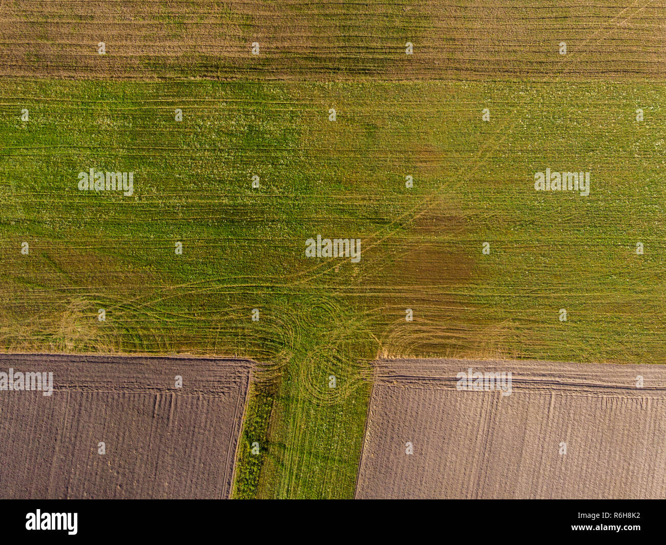 Agricultural top view hi-res stock photography and images - Alamy