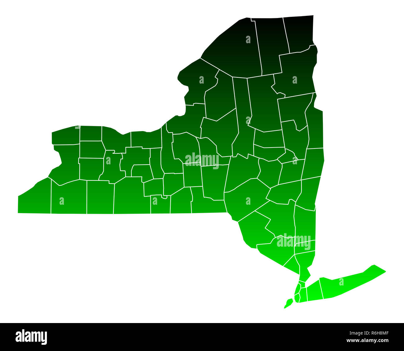 York county map Cut Out Stock Images & Pictures - Alamy