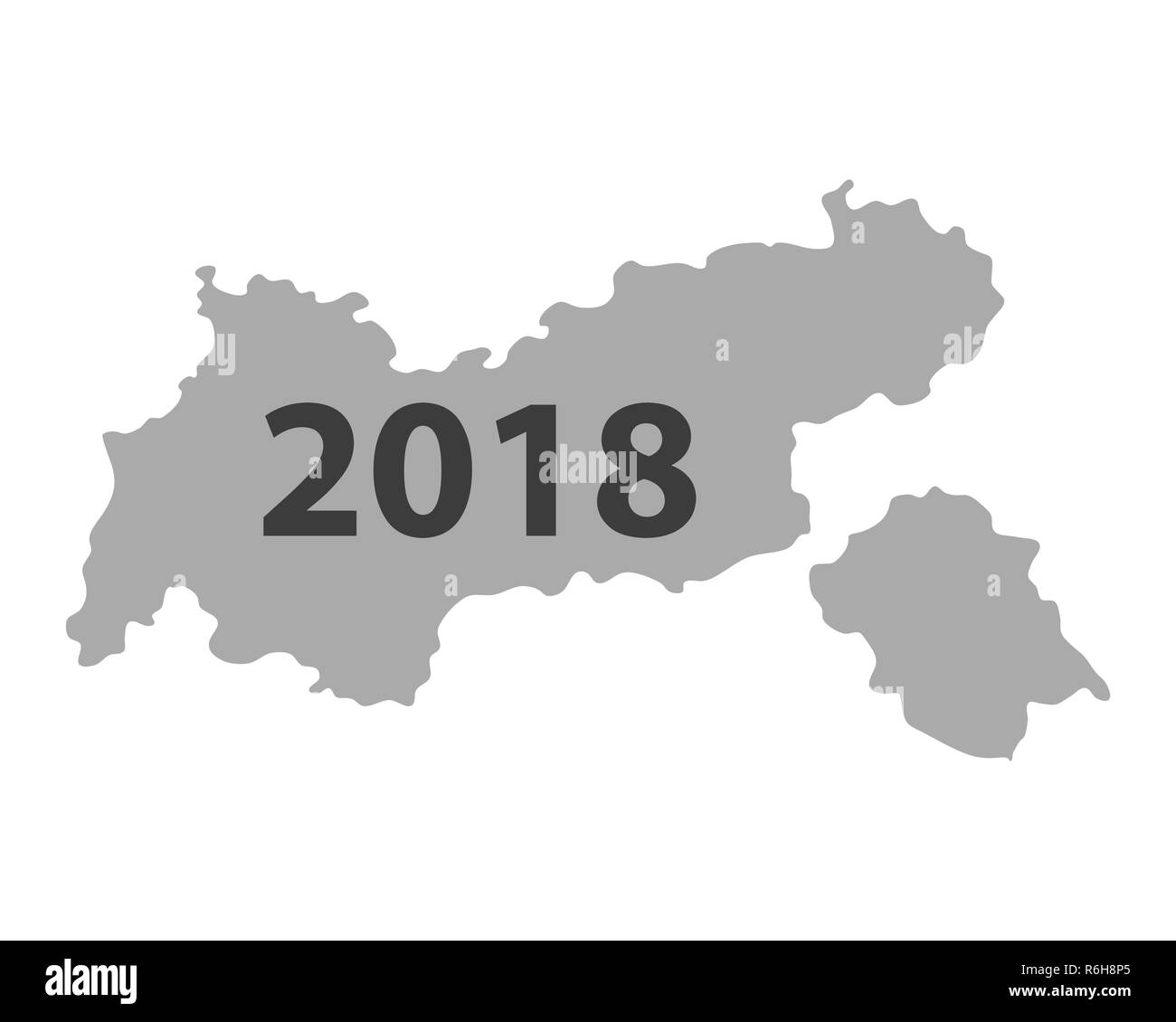 map of tyrol 2018 Stock Photo - Alamy