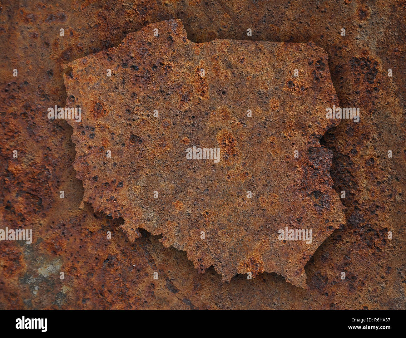 map of poland on texture Stock Photo - Alamy