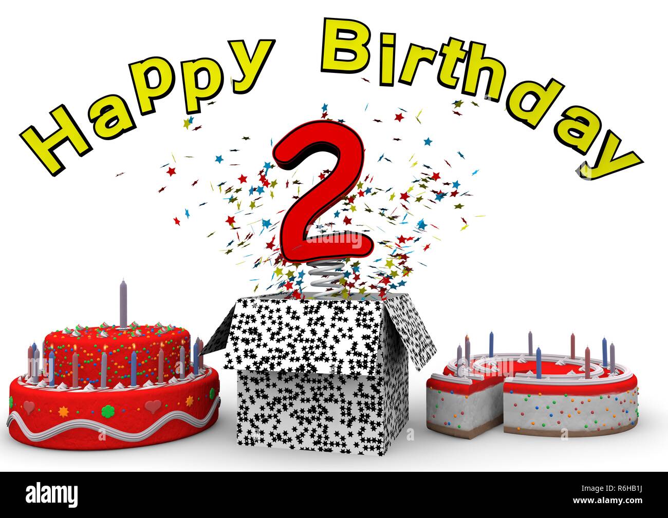 Number 2 and 3d children hi-res stock photography and images - Alamy