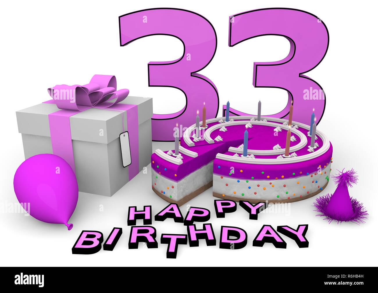 Happy Birthday 33 High Resolution Stock Photography and Images - Alamy