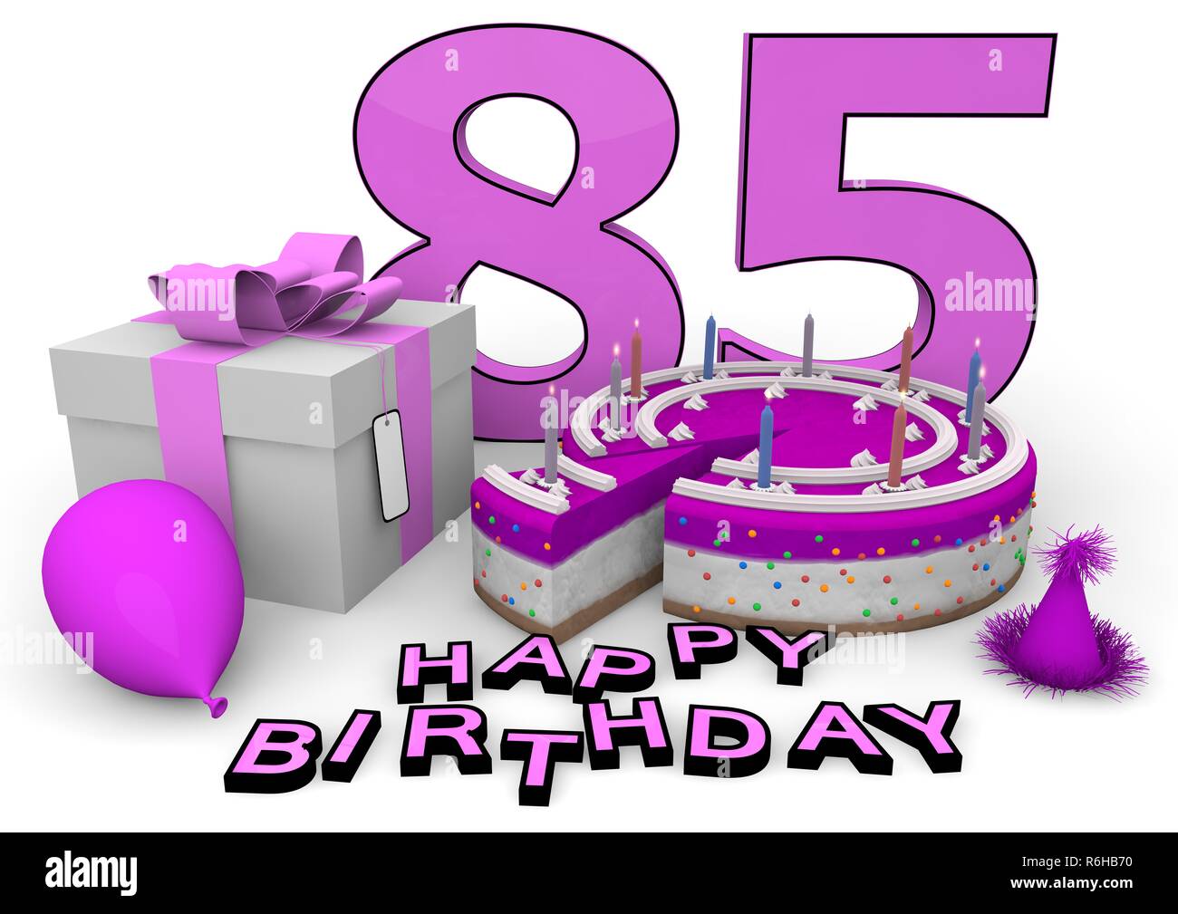 85 birthday cake hi-res stock photography and images - Alamy