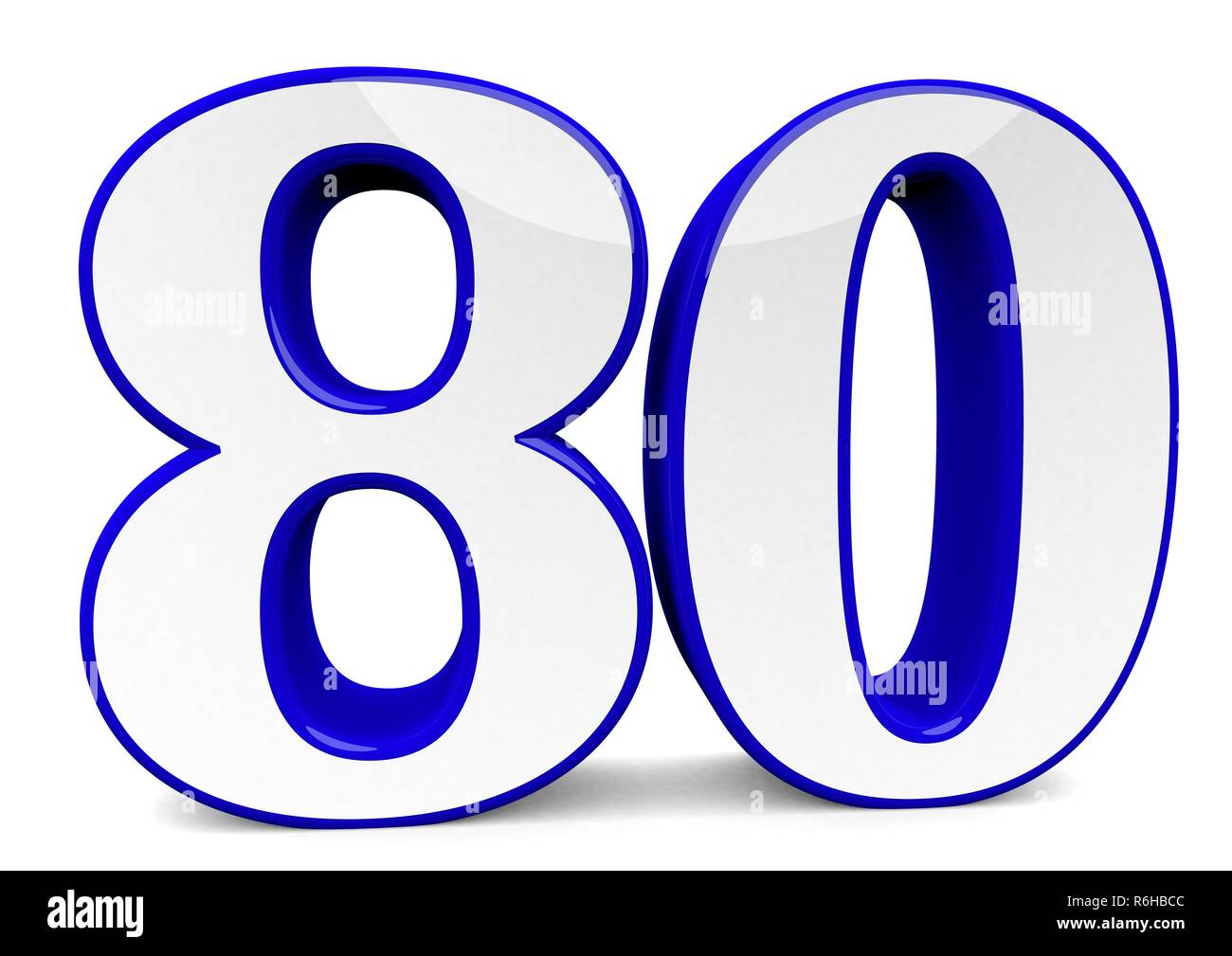 Balloon number 80 hi-res stock photography and images - Alamy