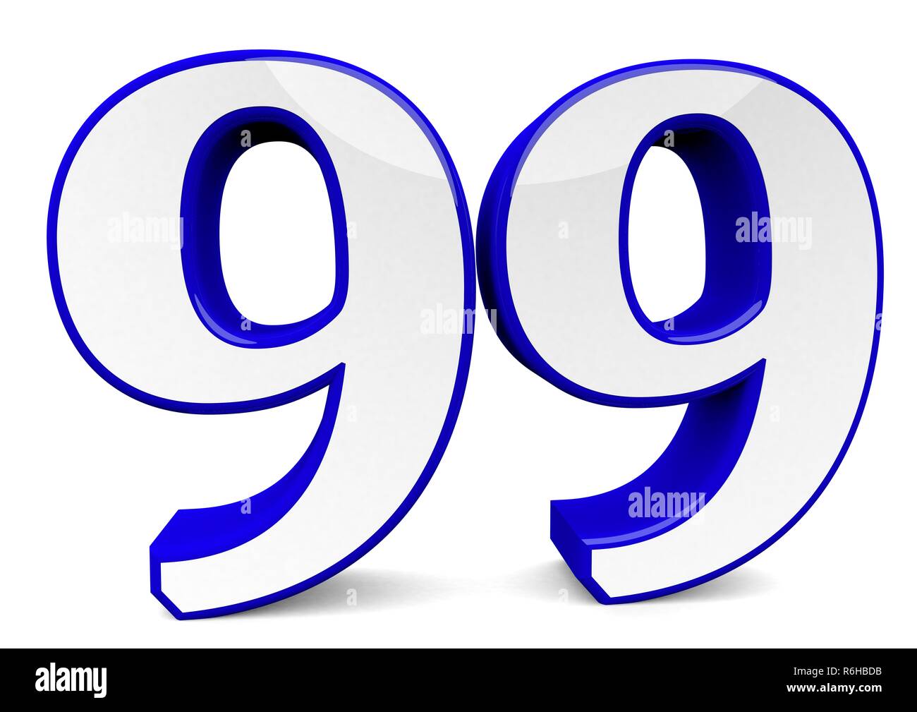 99 number candles hi-res stock photography and images - Alamy