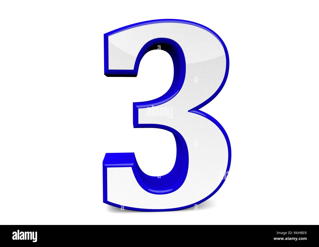 Old number 3 Cut Out Stock Images & Pictures - Alamy