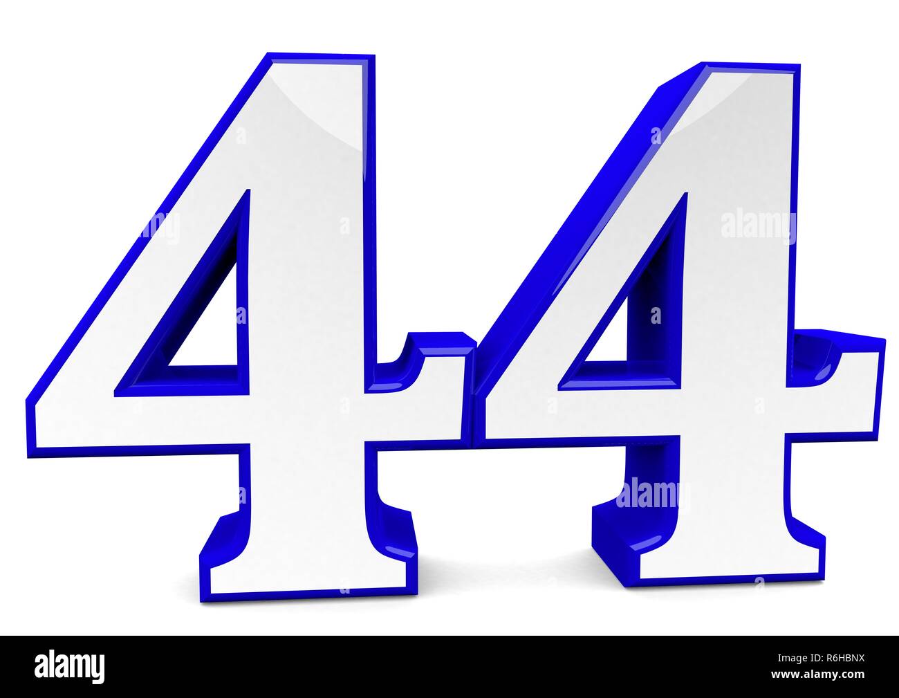 Number 44 Cut Out Stock Images & Pictures - Alamy