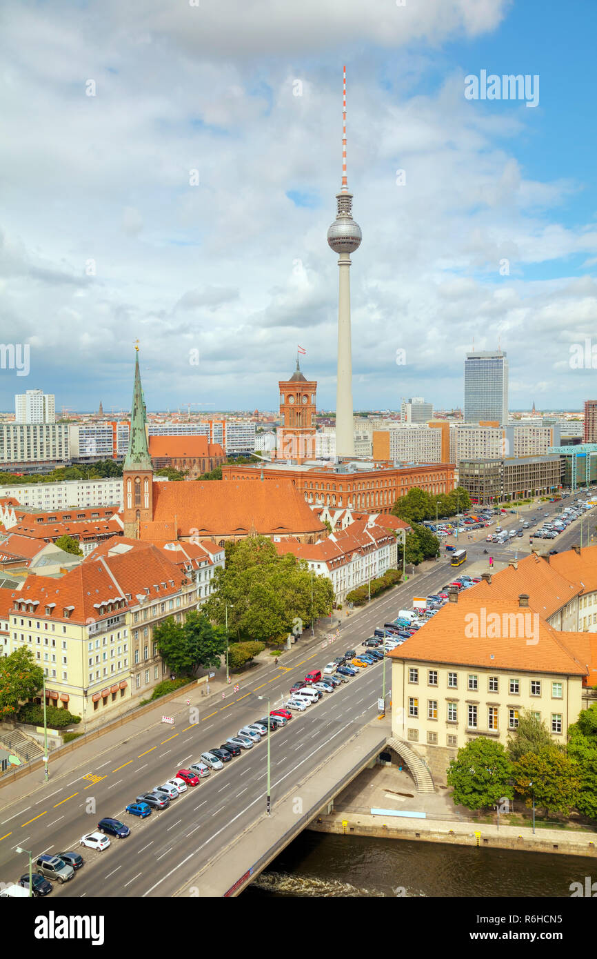 Aerial overview of Berlin Stock Photo - Alamy