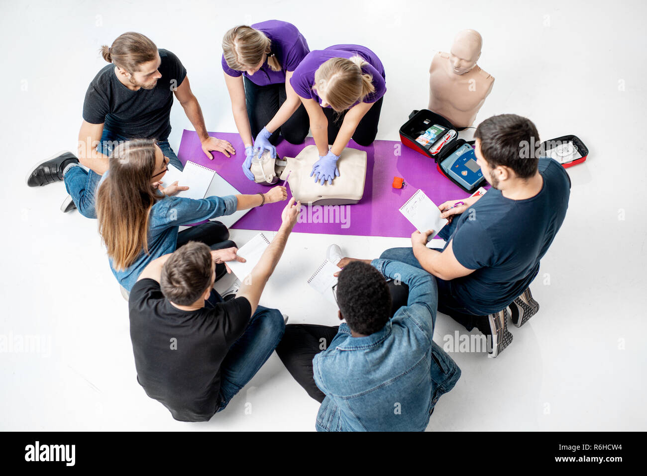 Training dummy artificial respiration on hi-res stock photography and ...