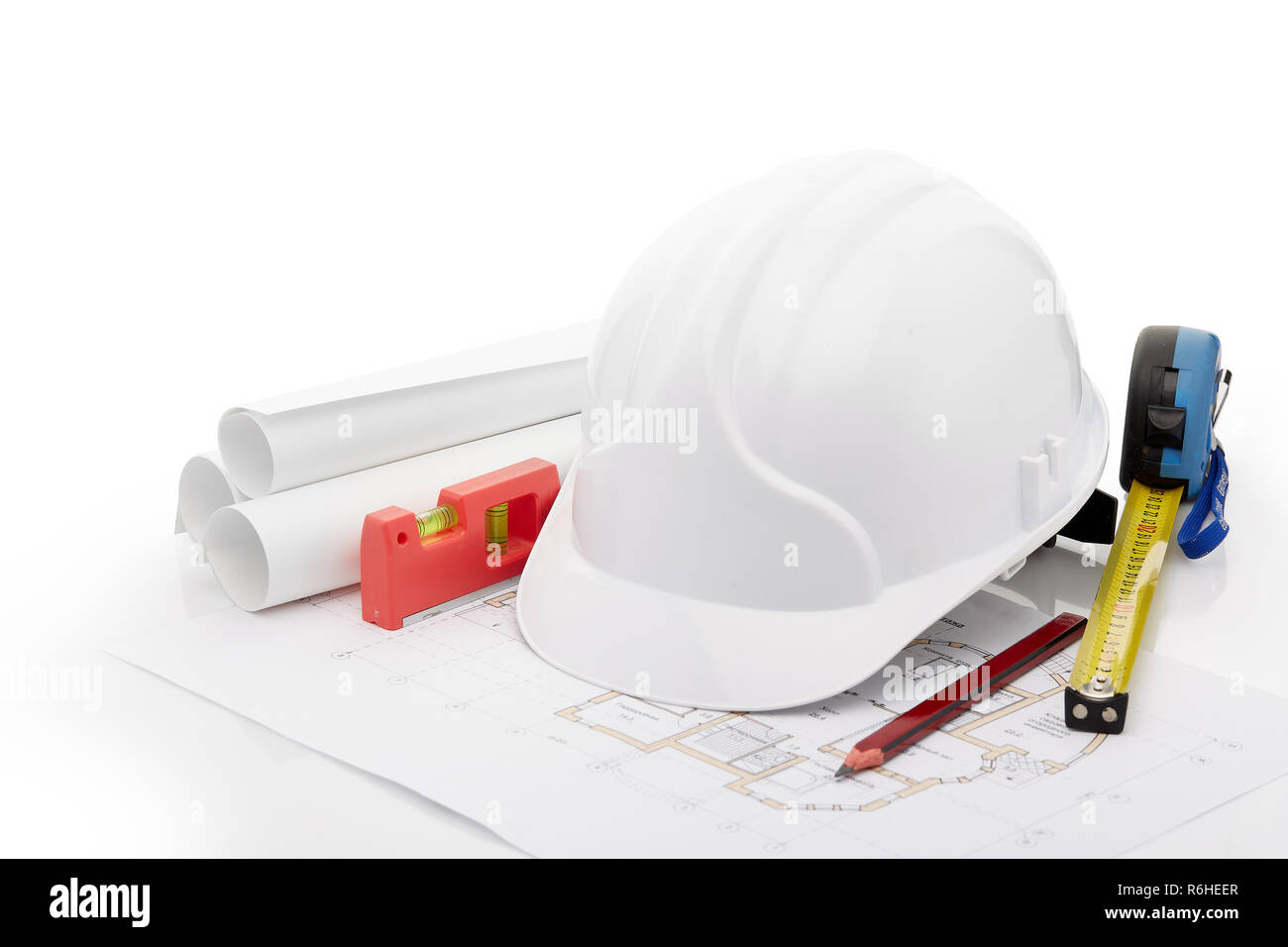Planning of construction of the house Stock Photo - Alamy