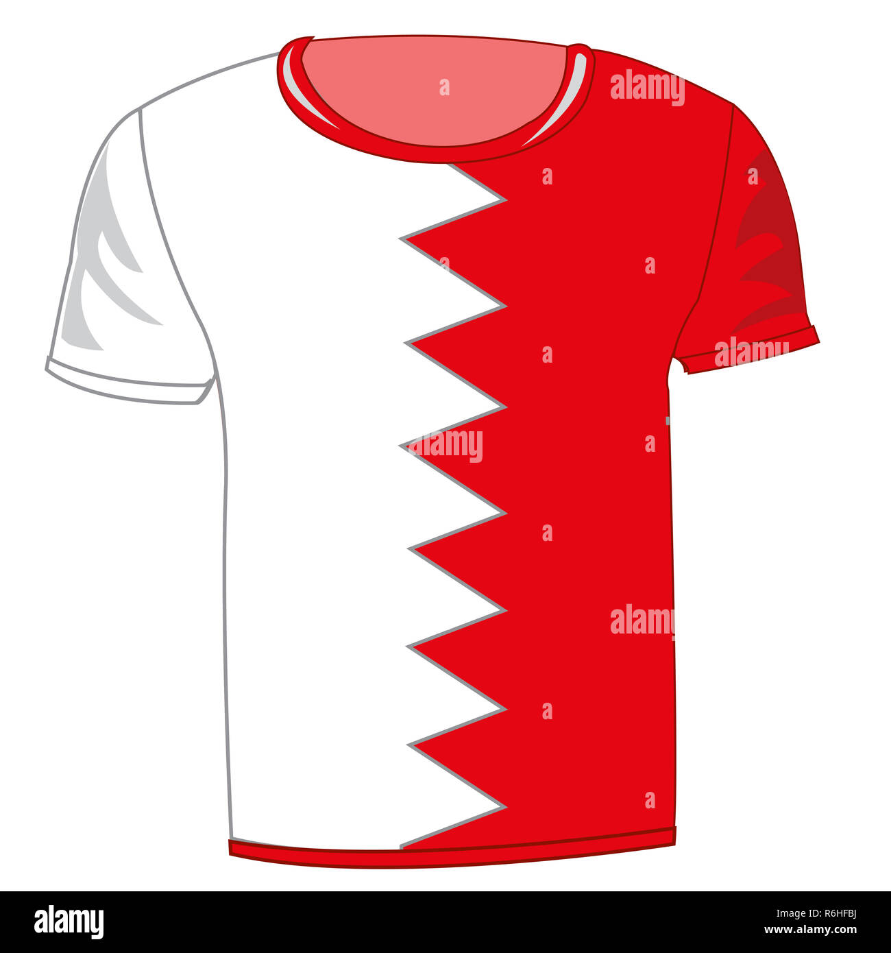 T-shirt flag Bahrain Stock Photo - Alamy