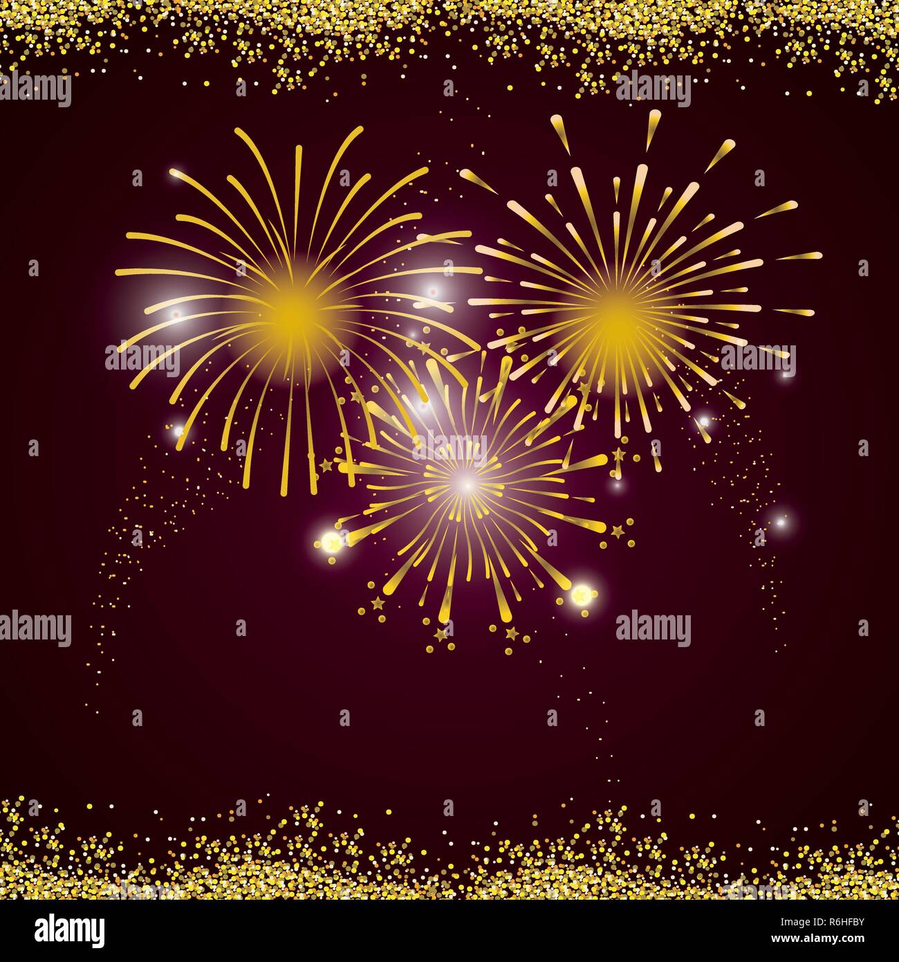 bright fireworks cartoon Stock Vector Image & Art - Alamy