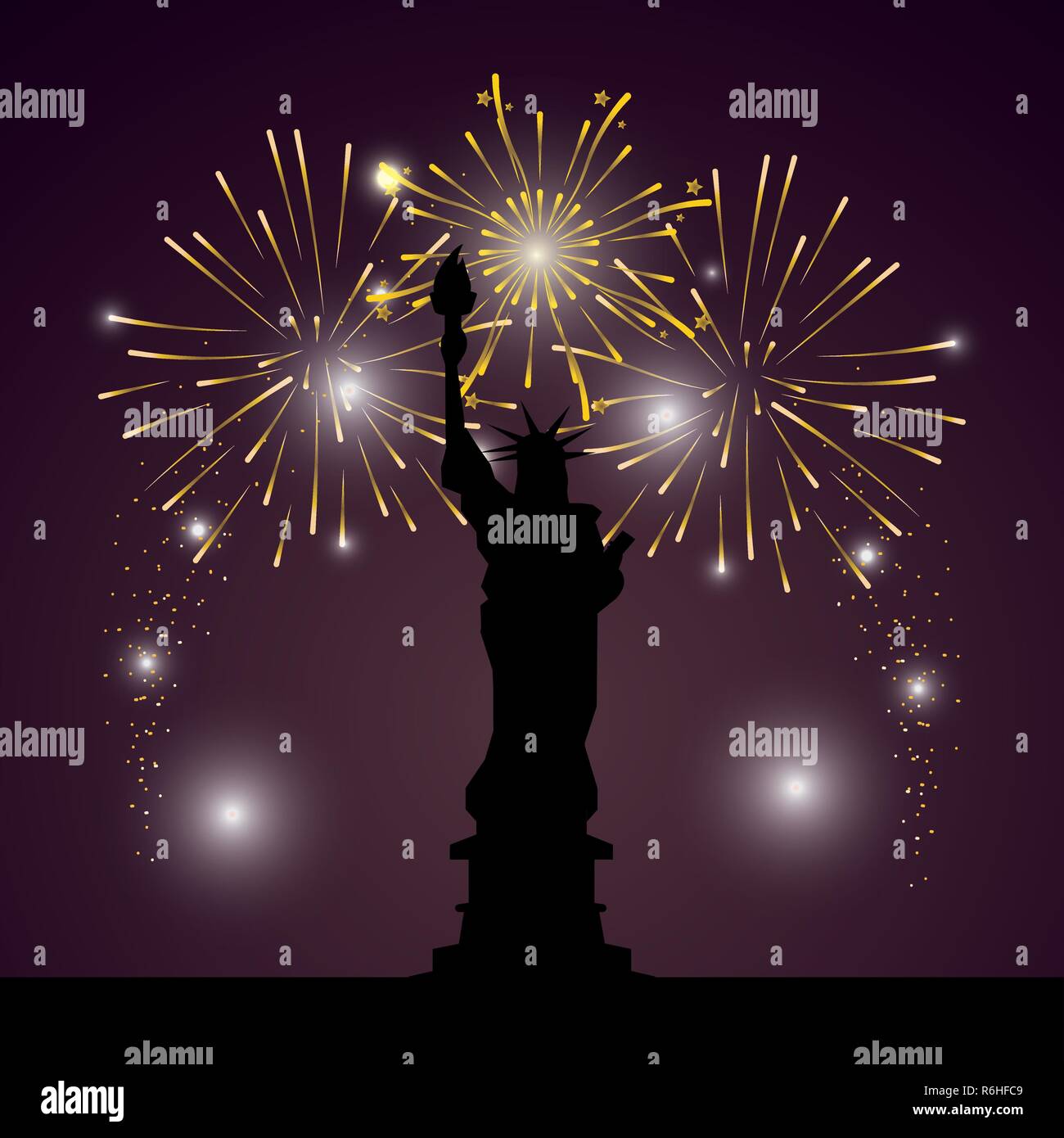 bright fireworks cartoon Stock Vector Image & Art - Alamy