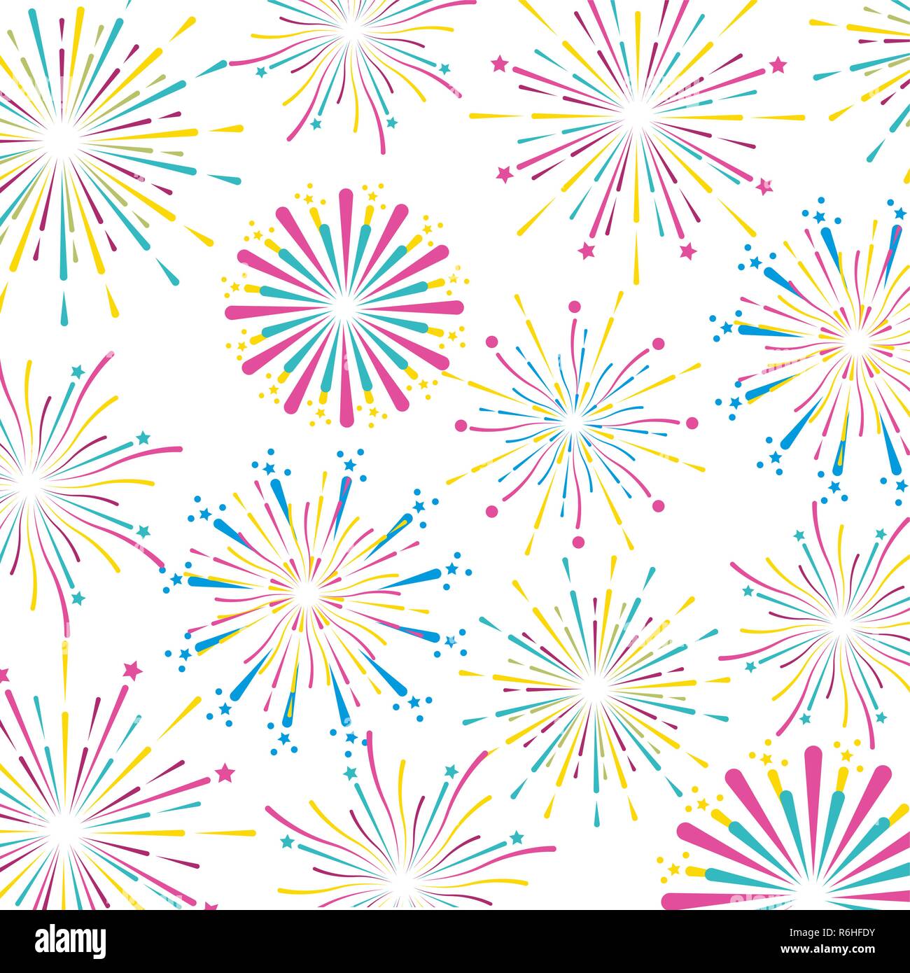 bright fireworks cartoon Stock Vector Image & Art - Alamy