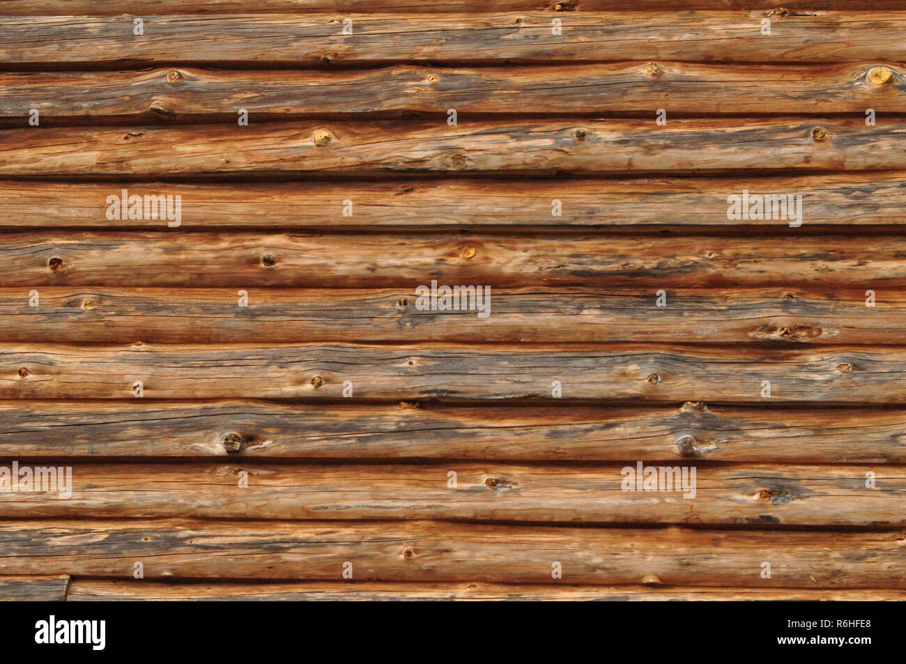 Log Cabin Sidewall Stock Photo - Alamy