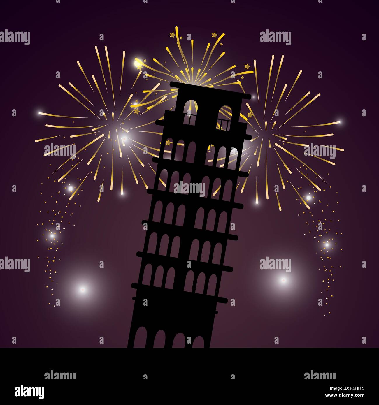 bright fireworks cartoon Stock Vector Image & Art - Alamy