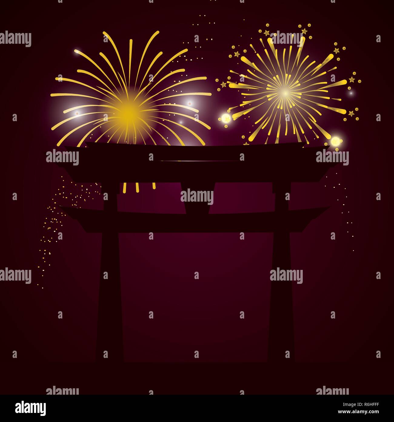 bright fireworks cartoon Stock Vector Image & Art - Alamy