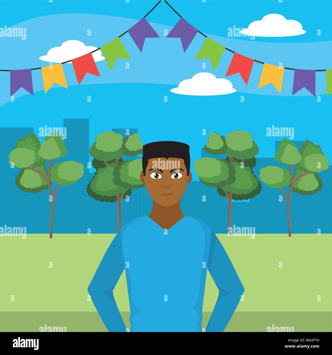 young man upperbody cartoon Stock Vector Image & Art - Alamy