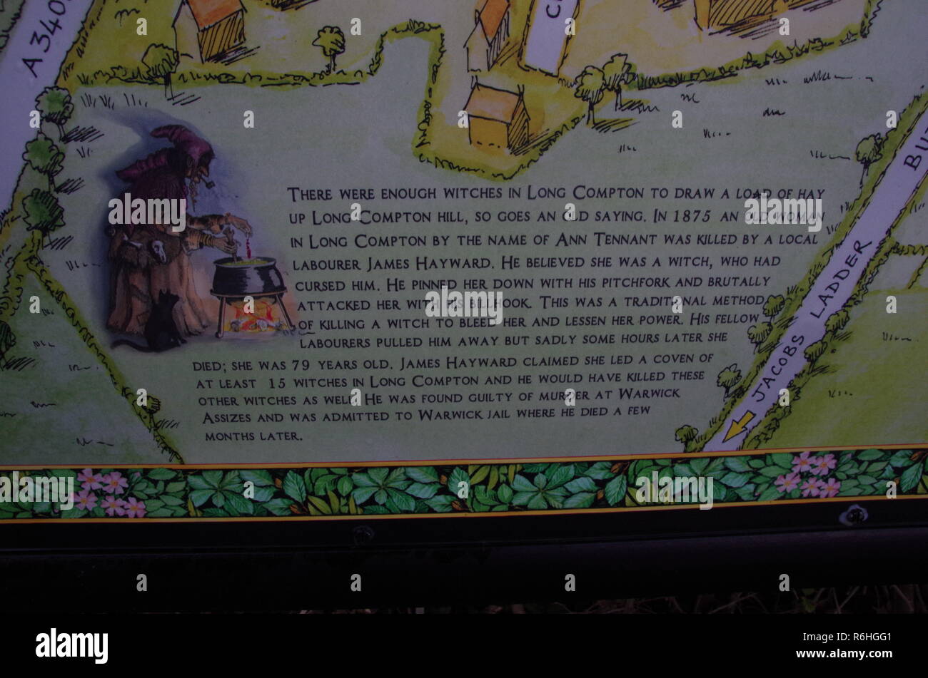 Long Compton. The Macmillan Way. Long-distance trail. Warwickshire ...