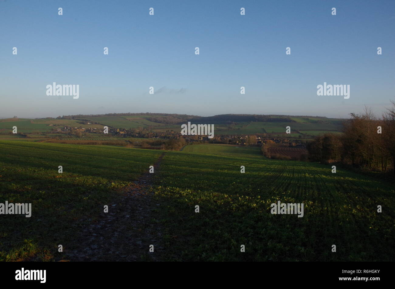 The Macmillan Way. Long-distance trail. Warwickshire. England. UK Stock ...