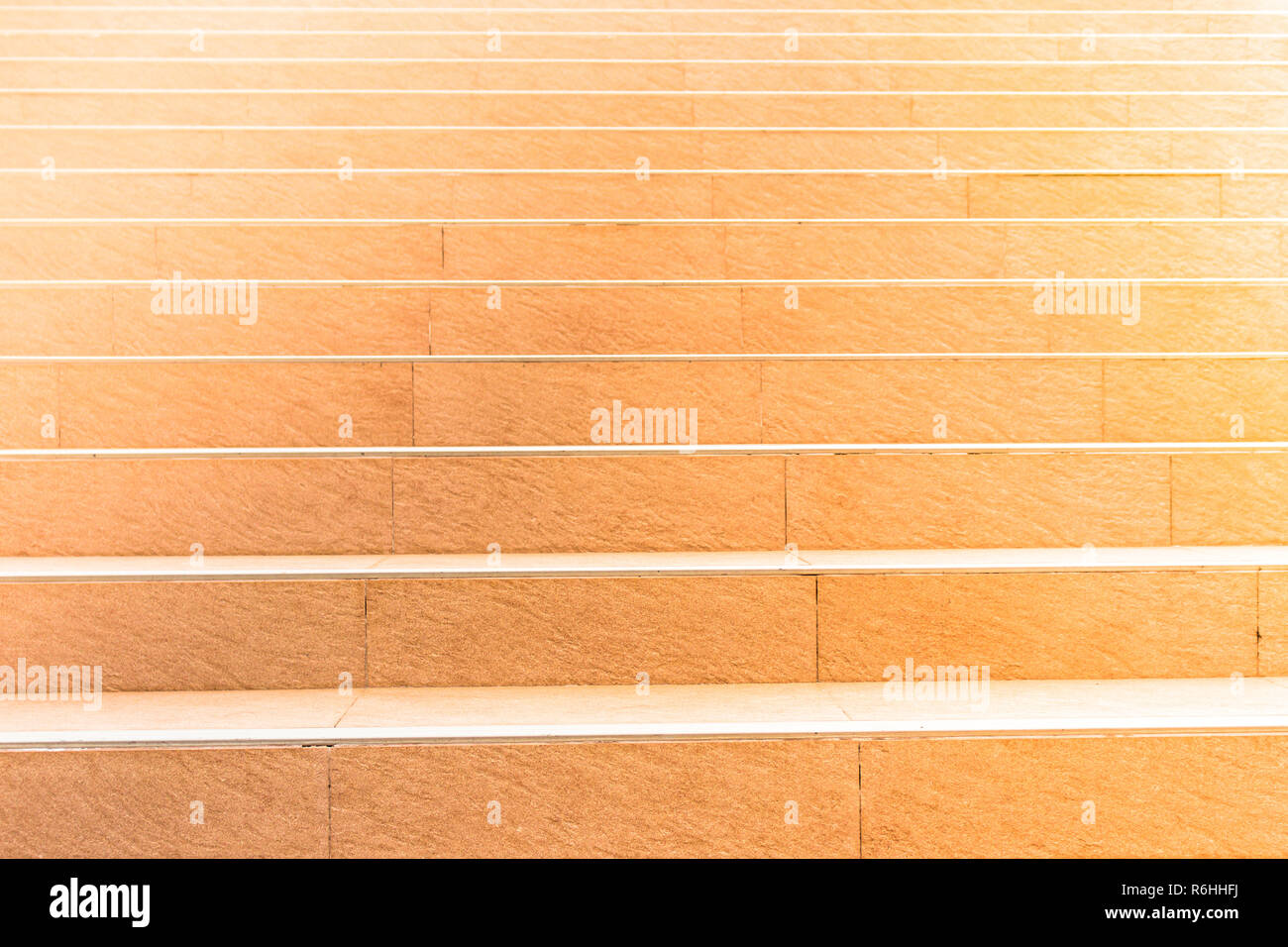 Light orange tile of stairs Stock Photo - Alamy