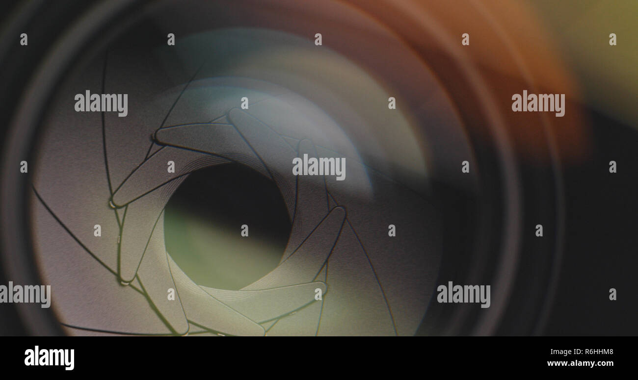 Camera lens zoom Stock Photo - Alamy
