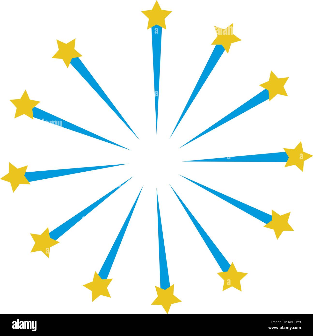 bright fireworks cartoon Stock Vector Image & Art - Alamy