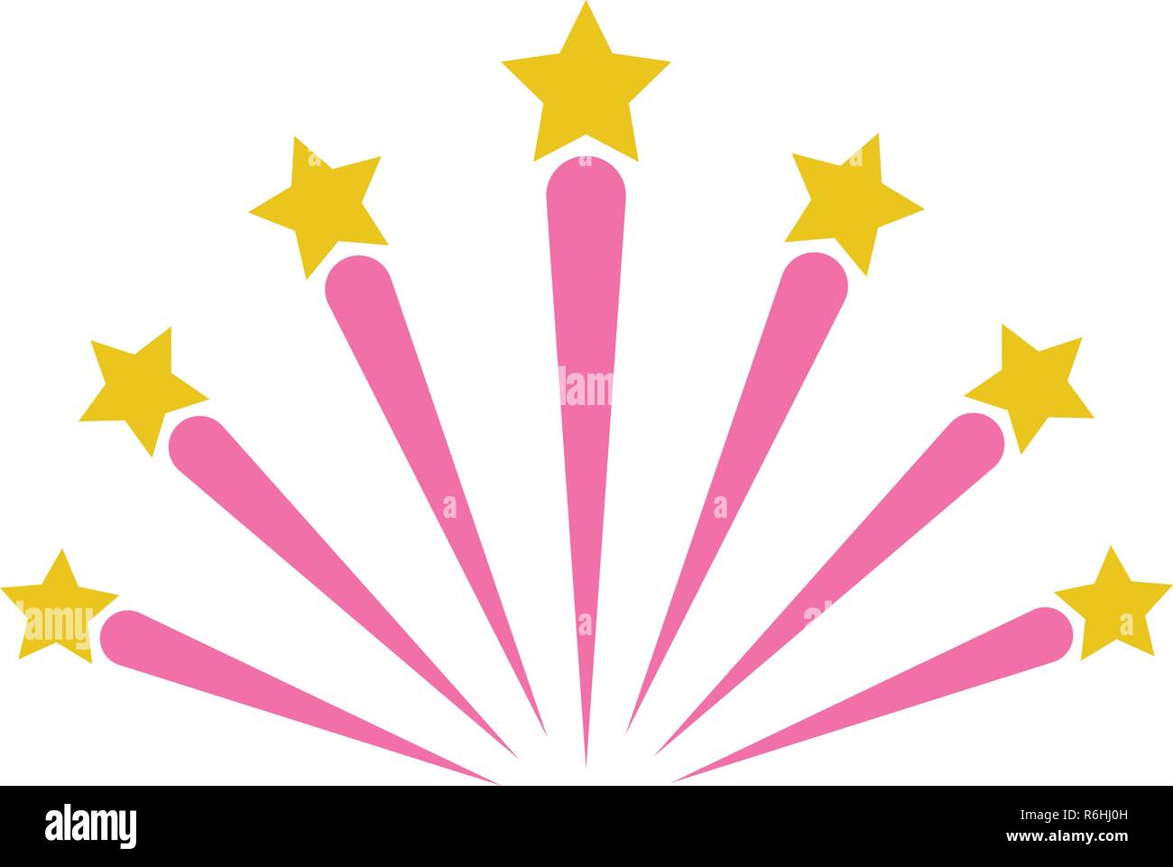 bright fireworks cartoon Stock Vector Image & Art - Alamy