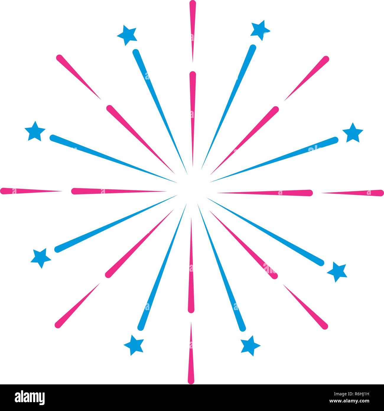 bright fireworks cartoon Stock Vector Image & Art - Alamy
