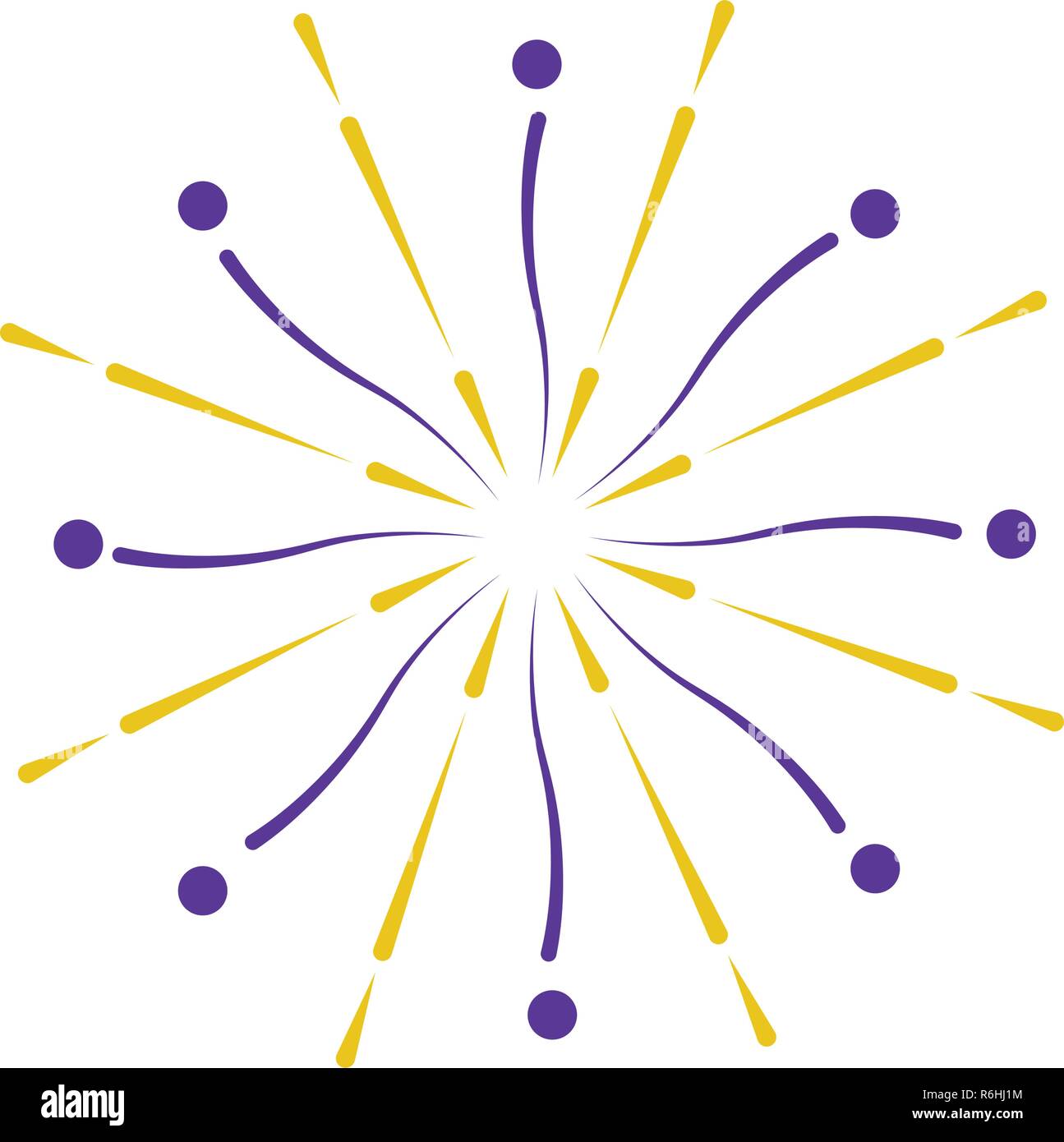 Cartoon holiday pyrotechnics festive Cut Out Stock Images & Pictures ...