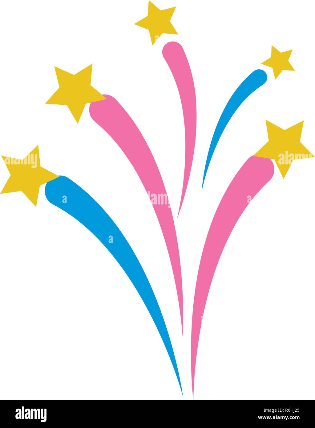 bright fireworks cartoon Stock Vector Image & Art - Alamy