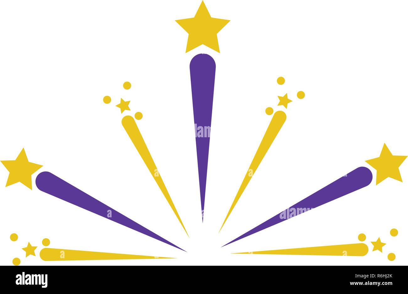 bright fireworks cartoon Stock Vector Image & Art - Alamy