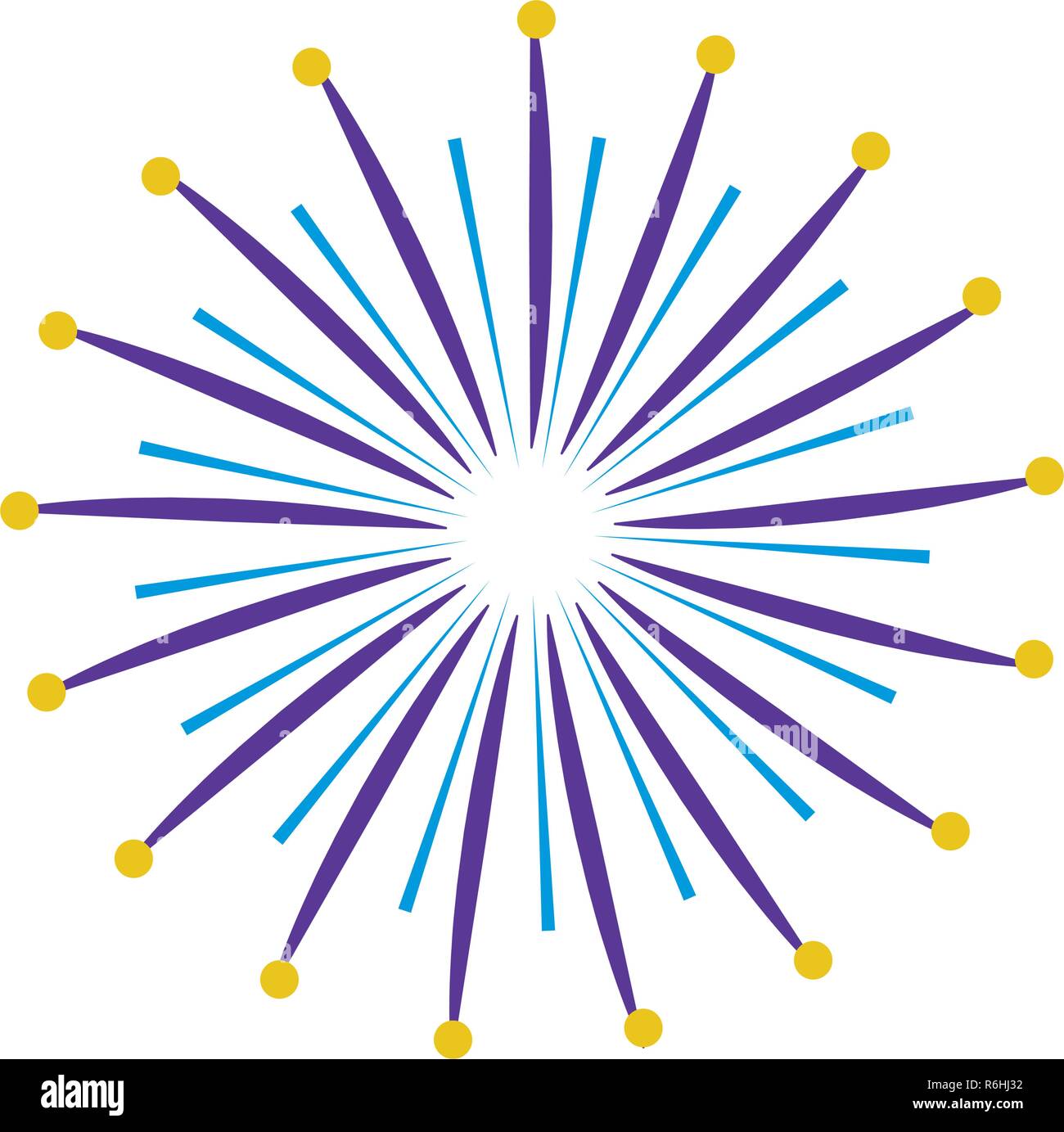 bright fireworks cartoon Stock Vector Image & Art - Alamy