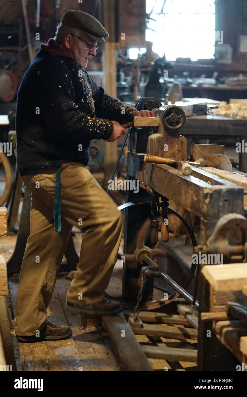 Foot pedal lathe hi-res stock photography and images - Alamy