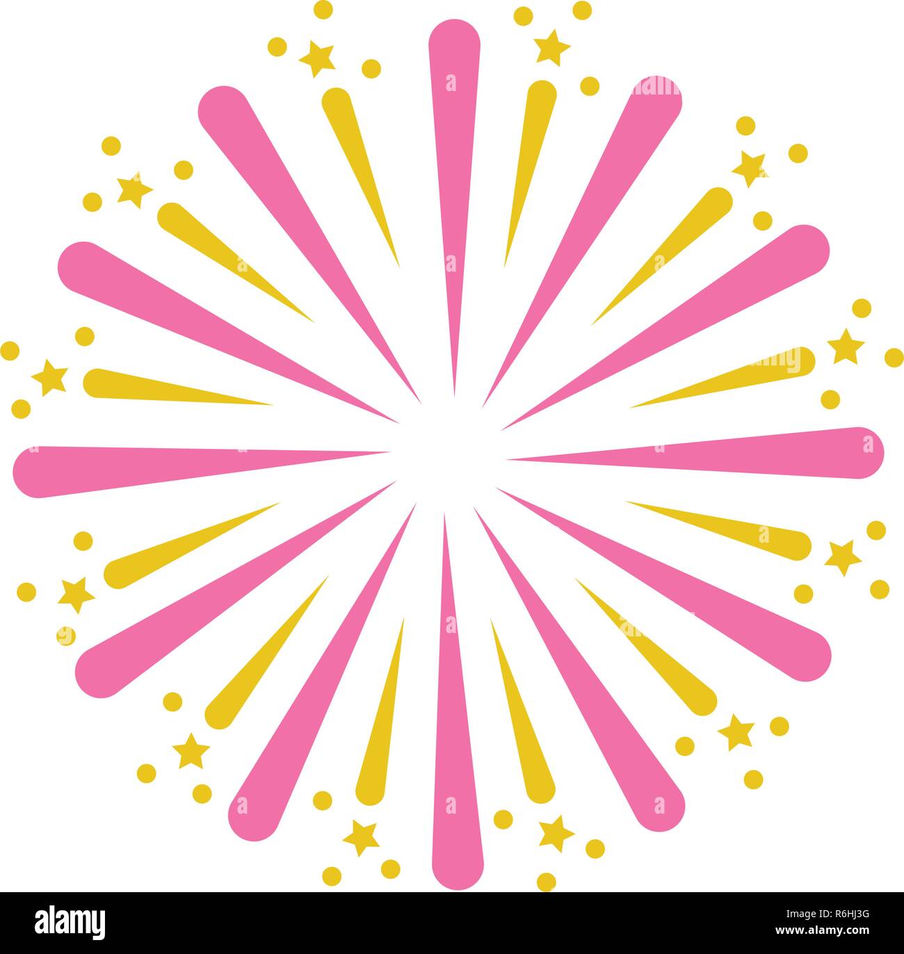 bright fireworks cartoon Stock Vector Image & Art - Alamy
