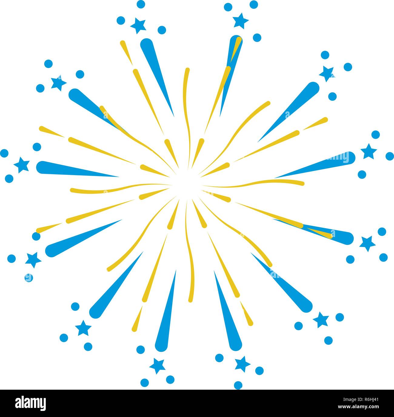 Fireworks show exploding firework Cut Out Stock Images & Pictures - Alamy